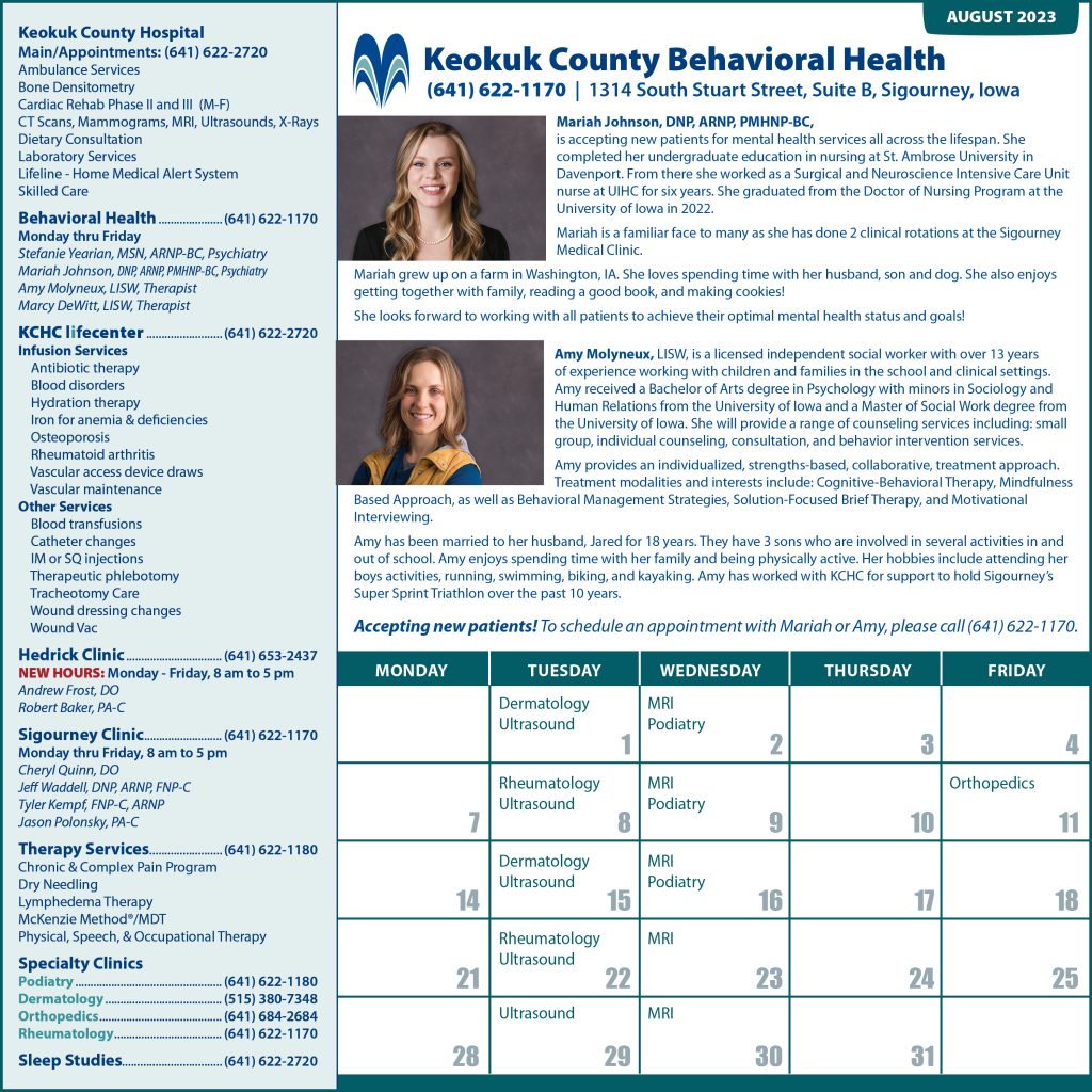 KCHC | Your Health and Wellness Partner – Serving Keokuk County for ...
